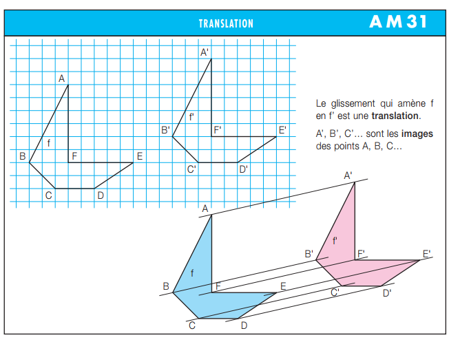 Effectuer une translation | La classe d'Aurélie